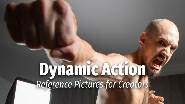 240 Dynamic Action Pose Reference Pictures